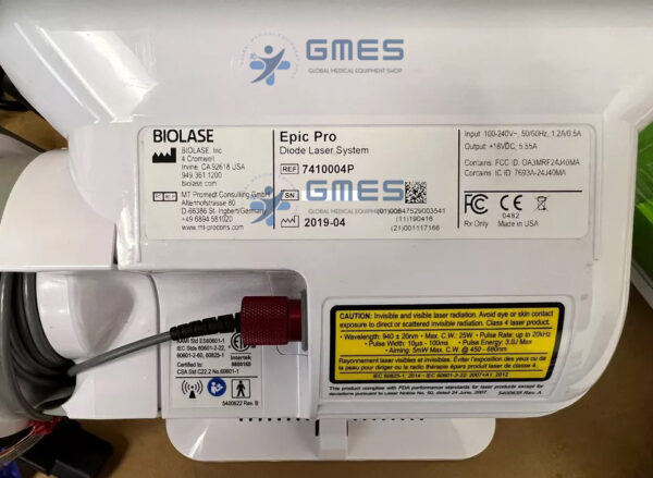 2019 Biolase Epic Pro Soft-Tissue Dental Diode Laser - Global Medical ...